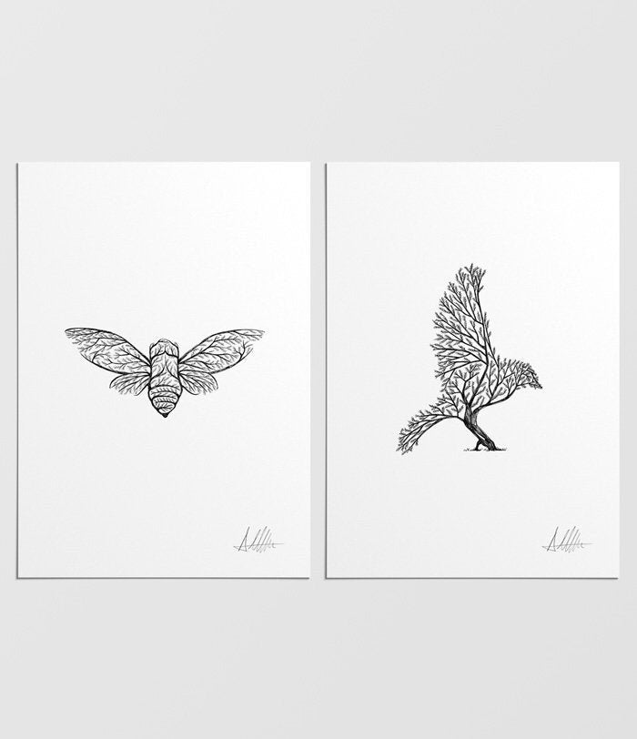 "Animal Tree" series art print – Alfred Basha