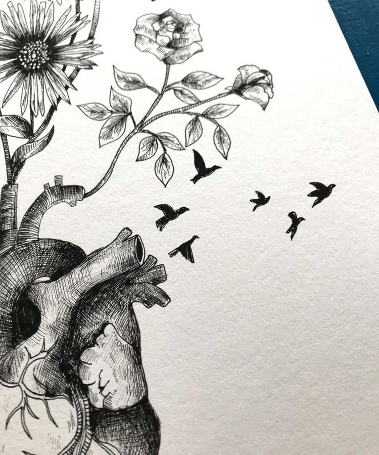 "Heart" art print – Alfred Basha