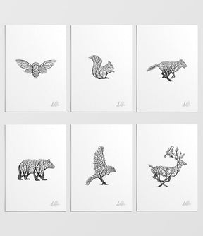 "Animal Tree" series art print – Alfred Basha